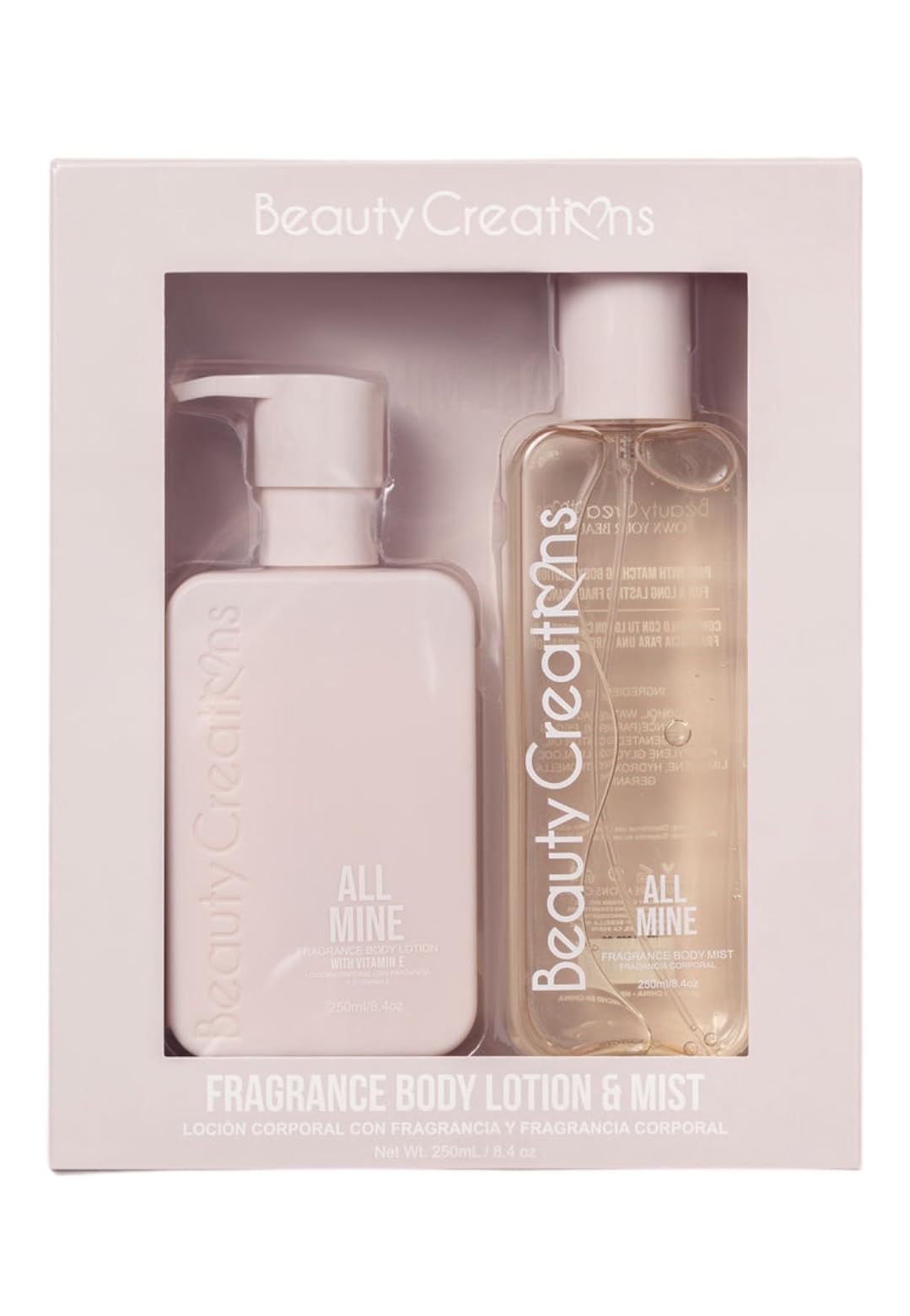 Beauty Creations Body Lotion and Fragance Set All Mine – Thunders ...